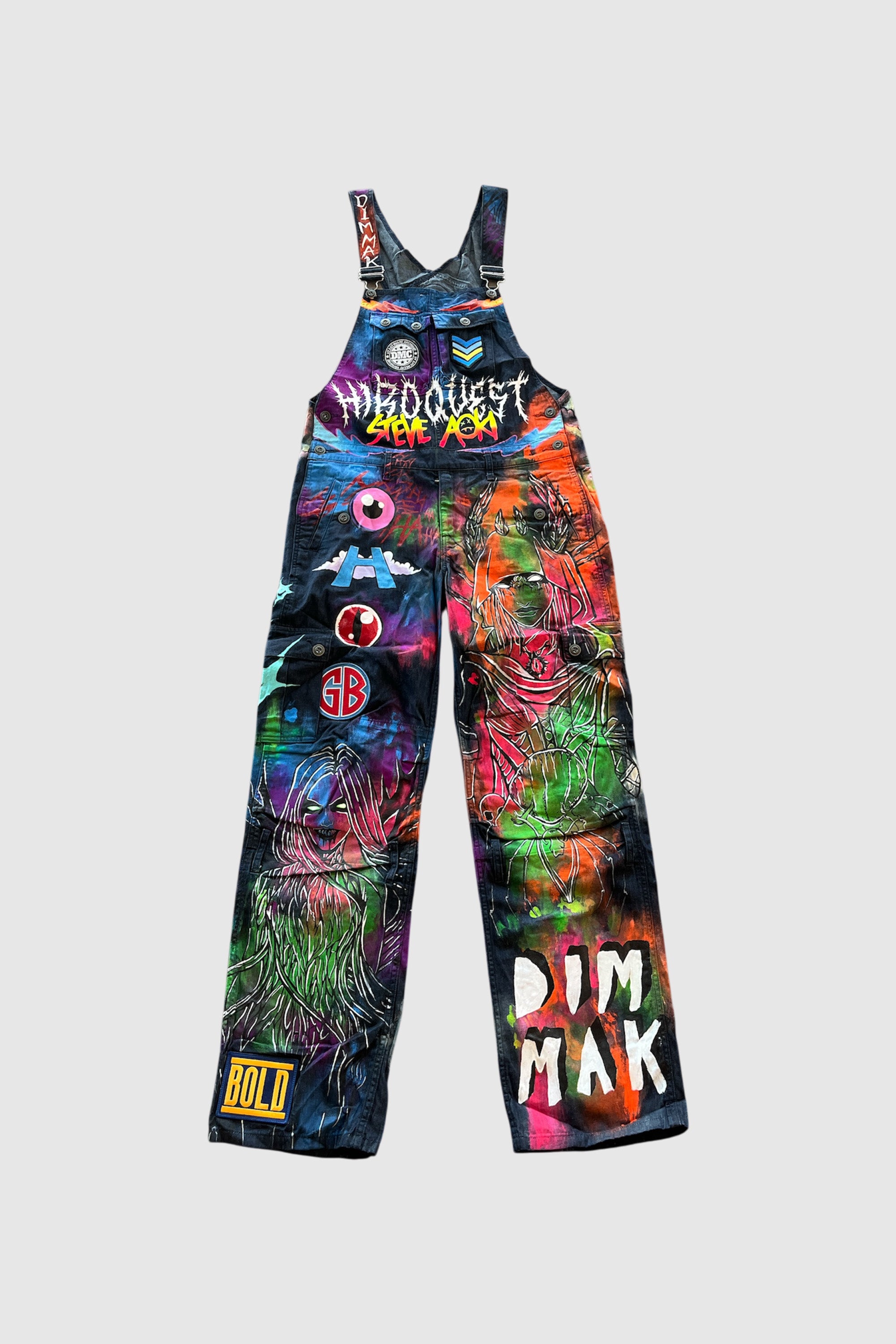 AOKI 1OF1 HIROQUEST BLACK OBISIDIAN OVERALLS #1174